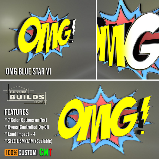 Second Life Marketplace - [TWC] - OMG Blue Star V1